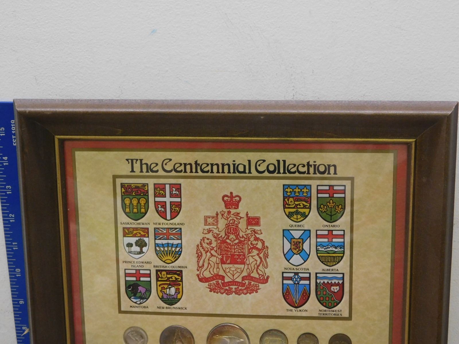 The Centennial Collection Framed Collector Coins Dollar Bill Canadian