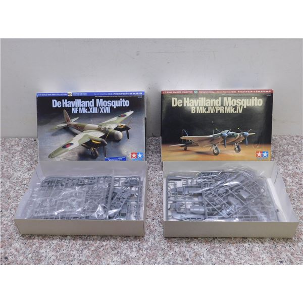 Lot of 2 De Havilland Mosquito B Mk IV PR MK IV NF MK XIII XVII Tamiya ...