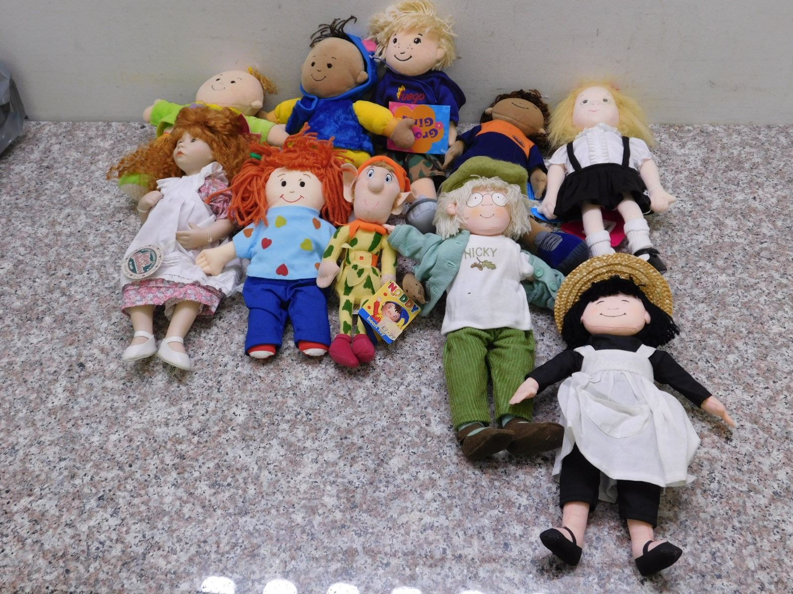 Lot of 10 Groovy Girls Misc Plush Childrens Story Dolls Character Plushies