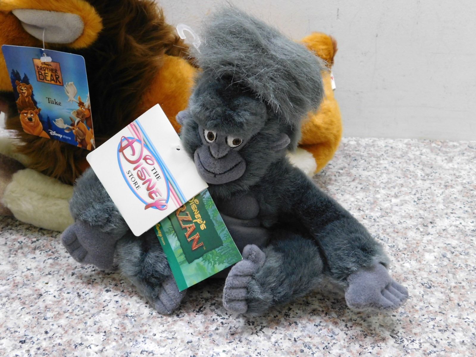 Lot of 3 Brother Bear Tarzan Disney Plushies Russ Lion King Porcelain ...