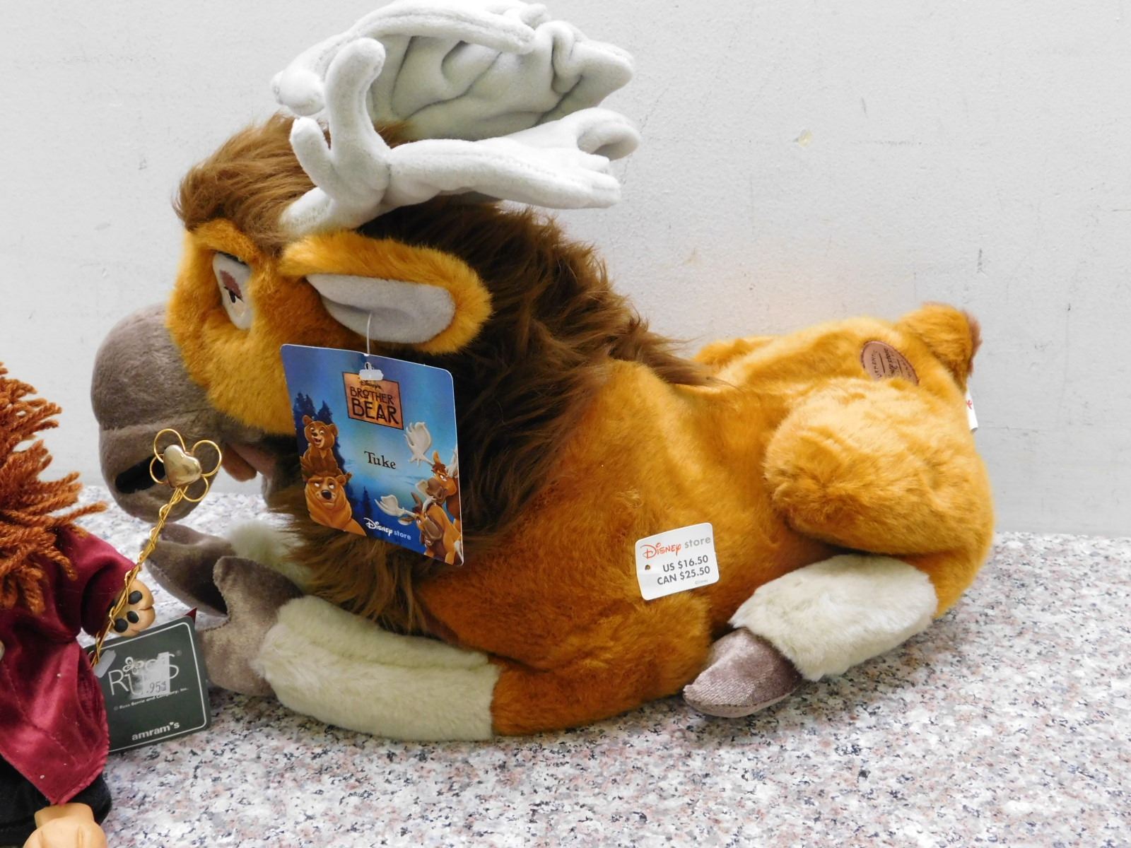 Lot of 3 Brother Bear Tarzan Disney Plushies Russ Lion King Porcelain ...