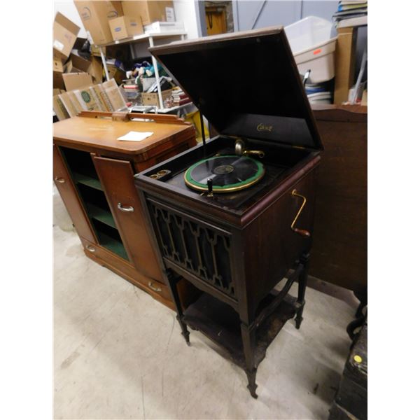 Antique Edison Gramophone Model B-150 Wooden