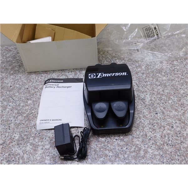 Emerson Universal Battery Recharger With Box New