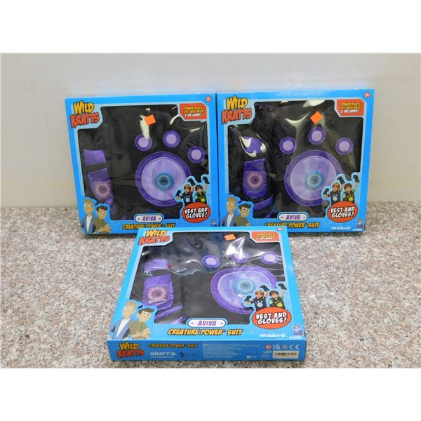 Lot of 3 Wild Kratts Power Discs Aviva Creature Power Suit