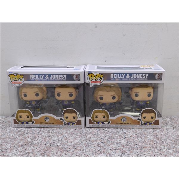 Lot of 2 Letterkenny Reilly & Jonesy Funko Pop Vinyl Figurines NEW BOXED