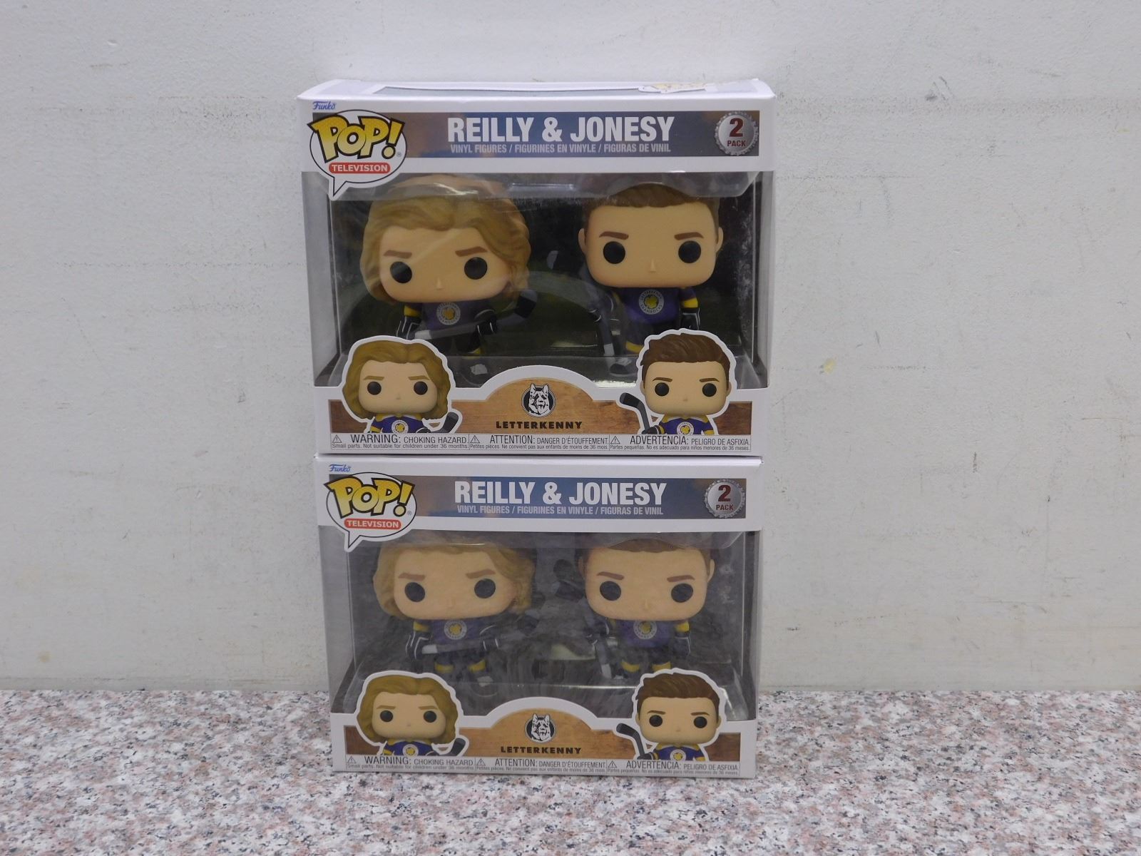 Lot of 2 Letterkenny Reilly & Jonesy Funko Pop Vinyl Figurines NEW BOXED