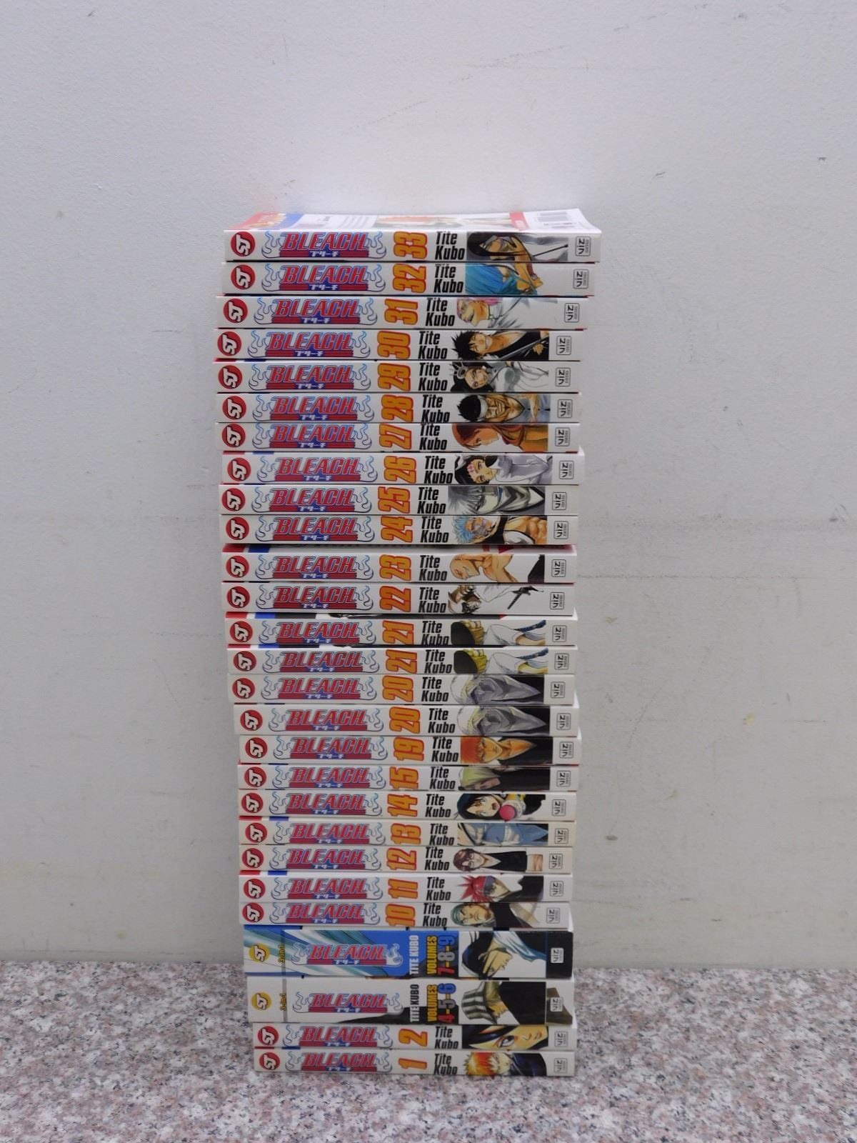 Lot of 27 Manga Books Bleach Shonen Jump Viz Media Japanese Comics Ranging