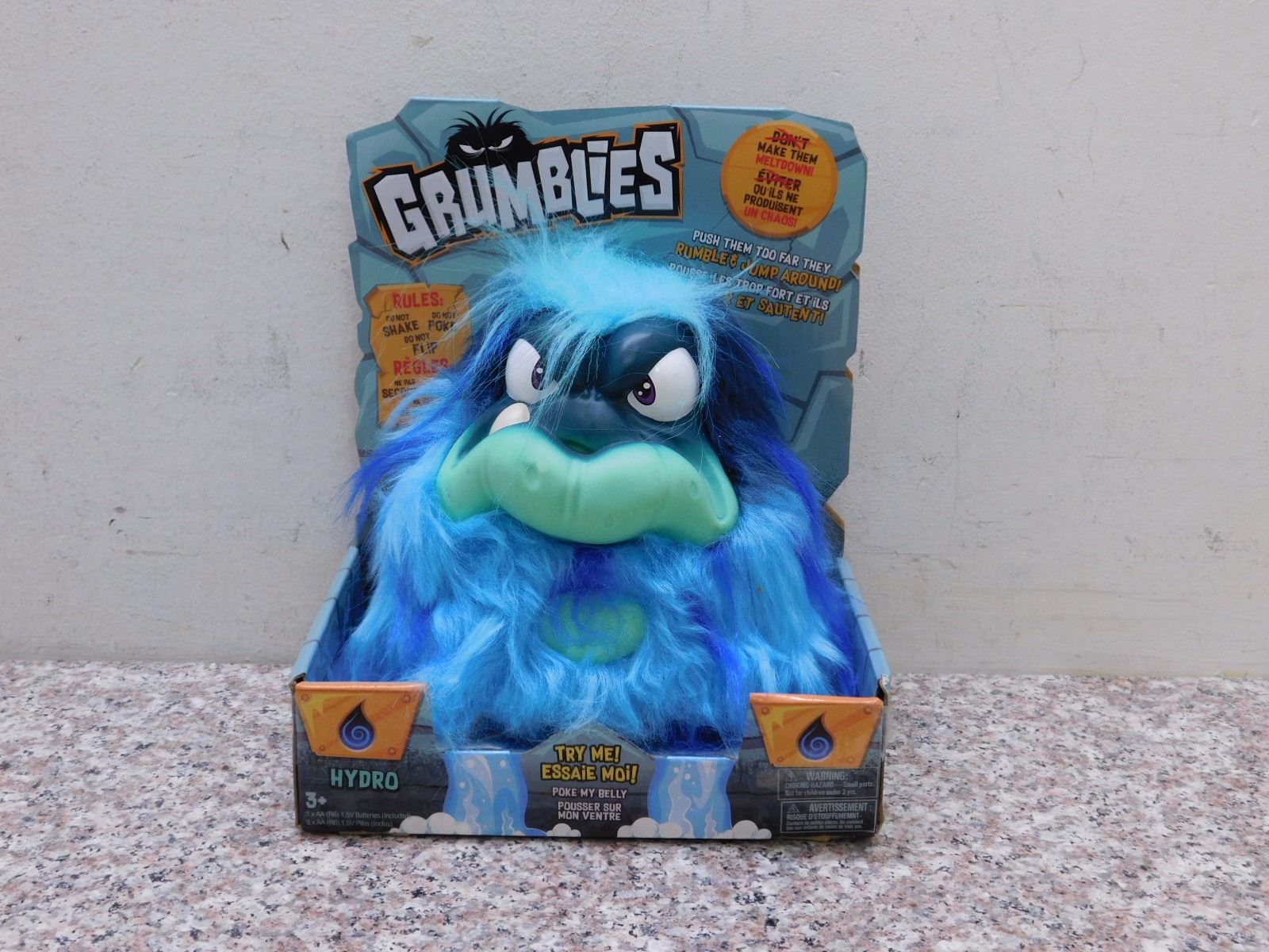 Grumblies Plush Toy Hydro Skyrocket Battery Operated Monster Toy NEW