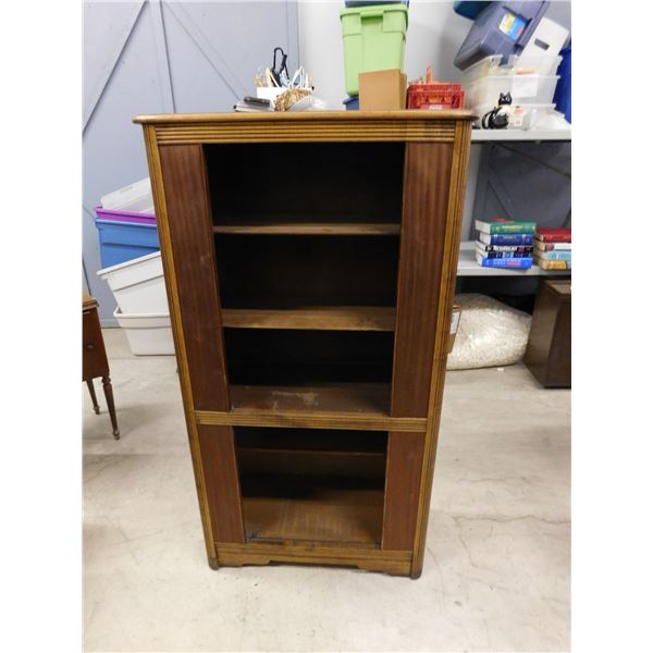 Vintage Open Faced Wooden Shelf 5 Tier