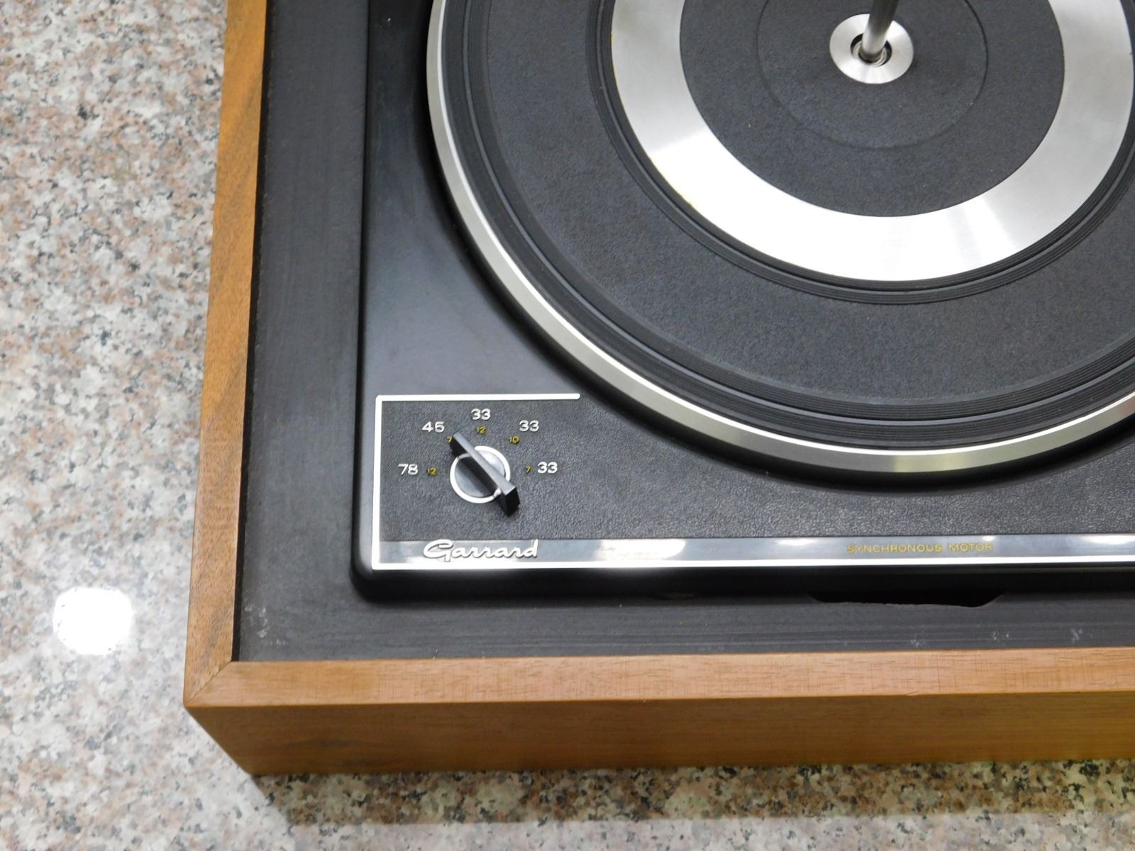 Vintage Garrard Synchro Lab 72b Turntable Record Player Works