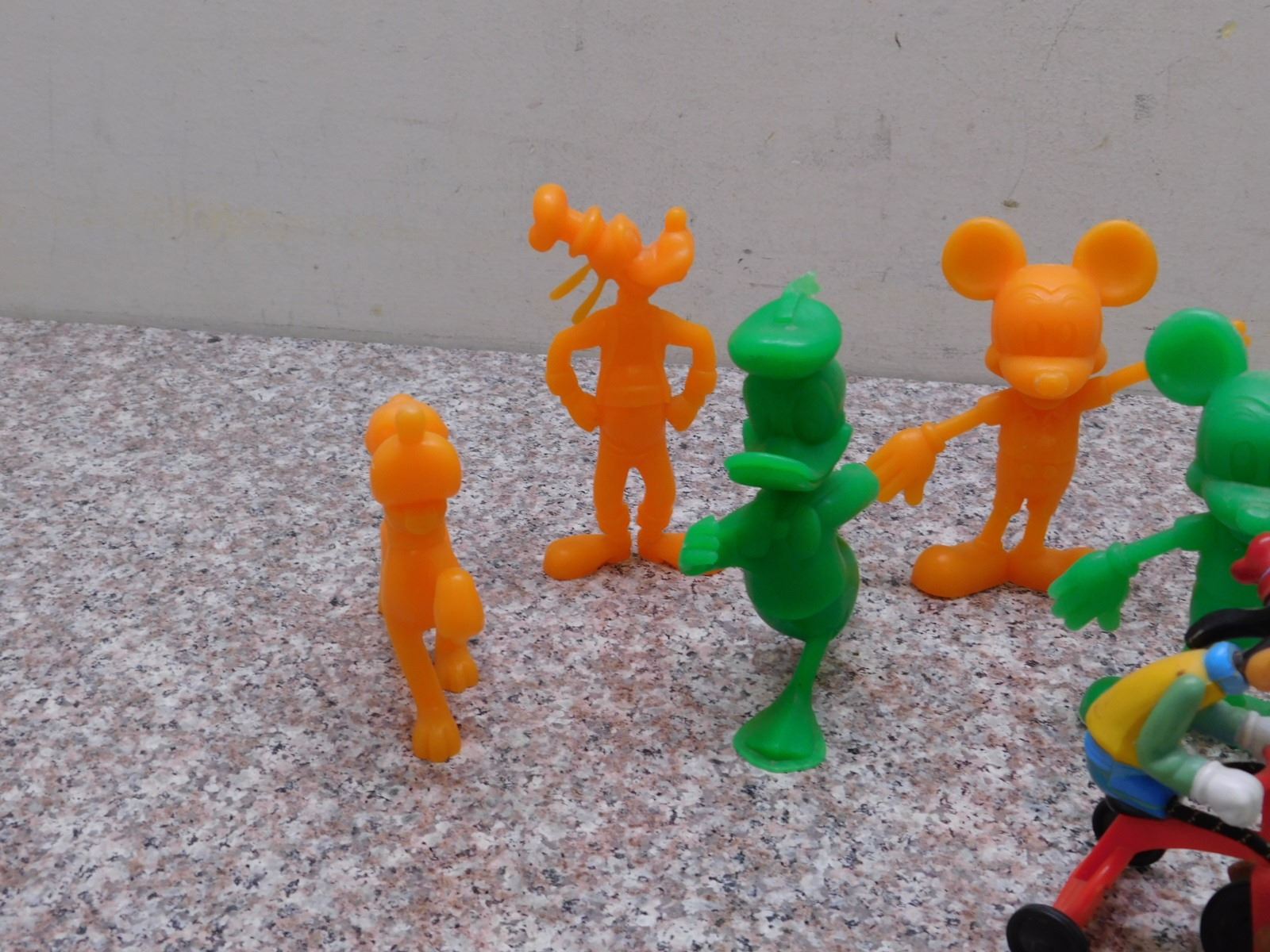 Lot of 5 Disney Marx Figures 1977 Gabriel Goofy on Tricycle