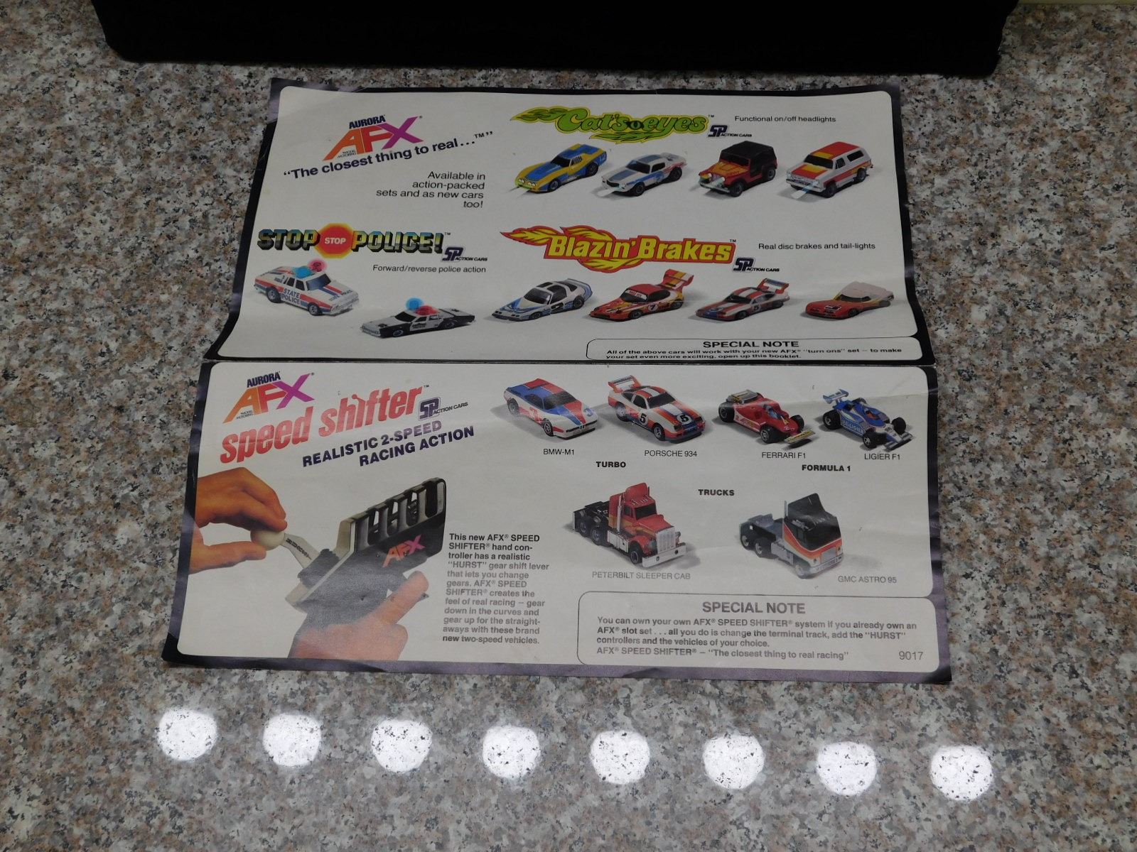 AFX Slot Car Poster Promotional Poster