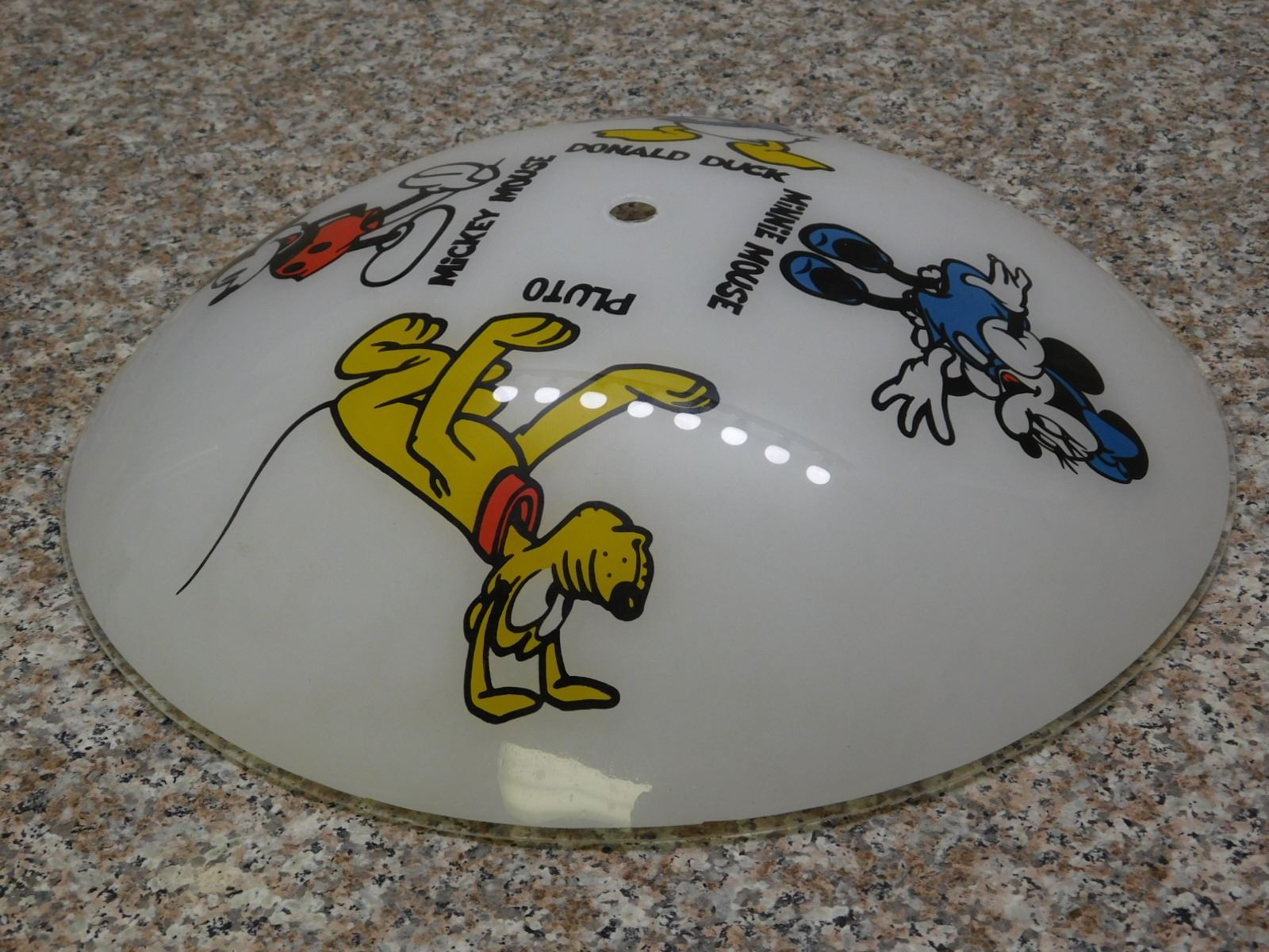 Disney Ceiling Light Fixture Shade Mickey Mouse Donald Duck Etc