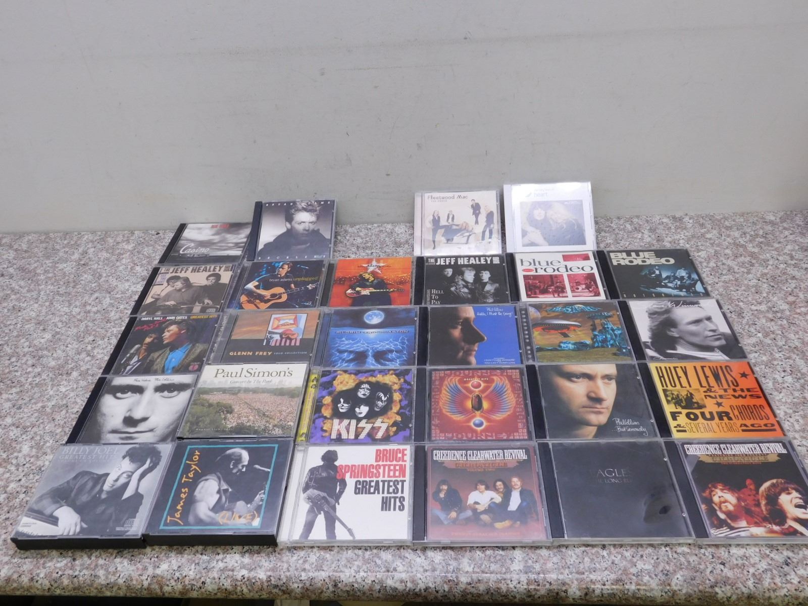 Lot of 28 Classic Rock CDs Billy Joel, Paul Simmons Credence Clearwater ...