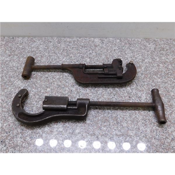 Lot of 2 Pipe Cutters TRIMO #3 and #8 Vintage Antique