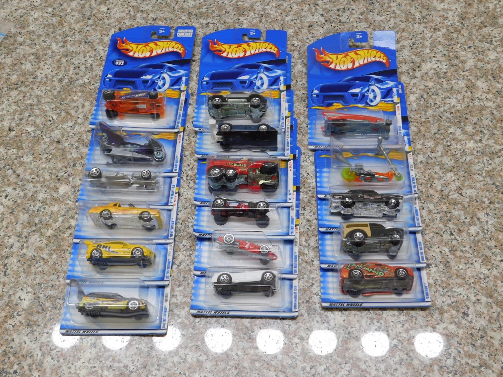 Lot of 17 Hot Wheels 2001 First Editions #20-36 NEW SEALED