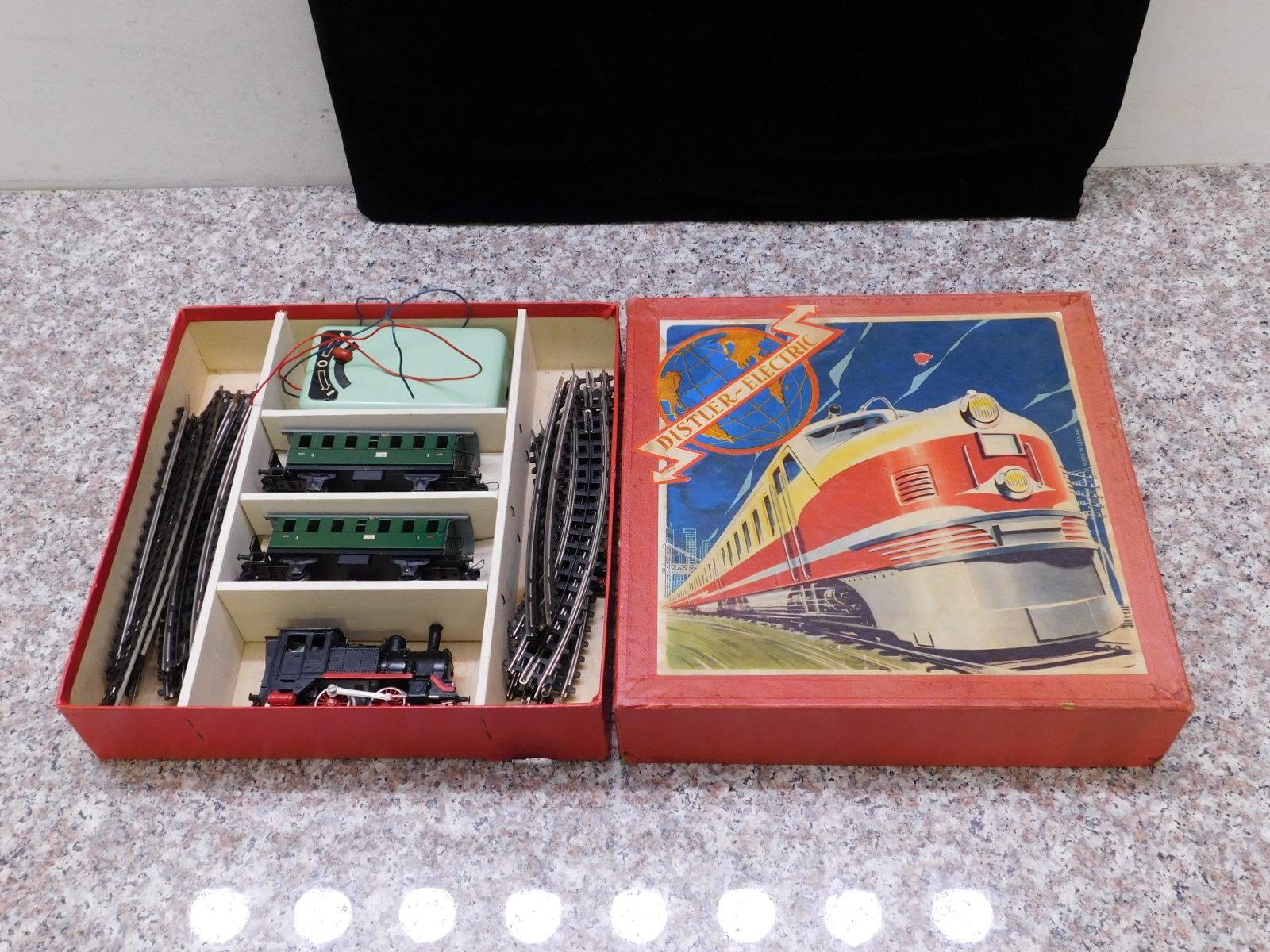 Distler Electric Train Set With Box Made in Germany