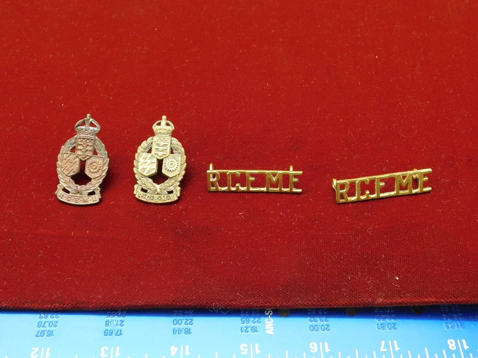 Lot of Vintage WW2 Era Royal Canadian Electrical Mechanical Engineers ...