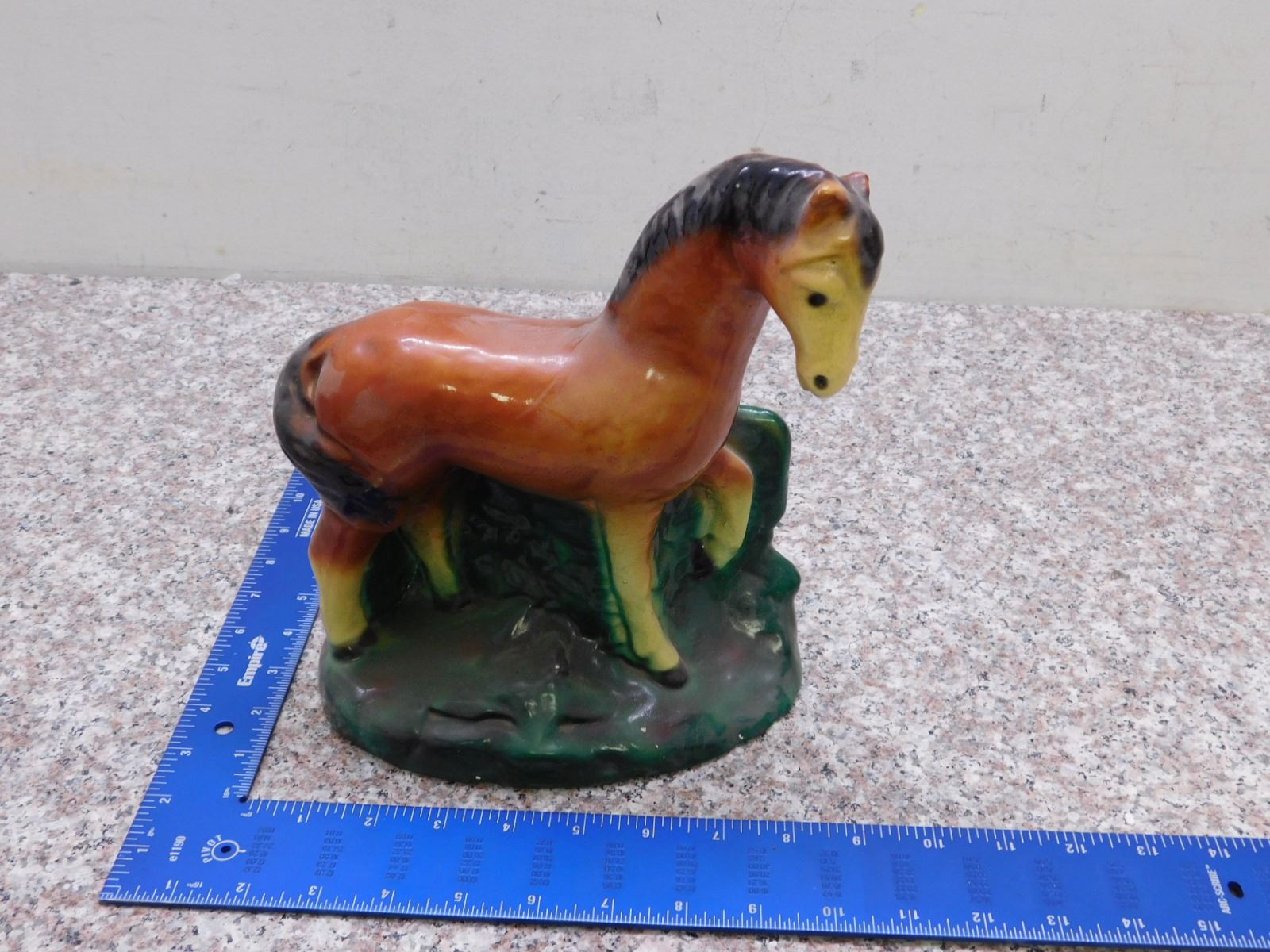 Vintage Chalkware Horse Figurine