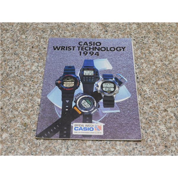 Casio Wrist Technology 1994 Magazine Book Catalogue