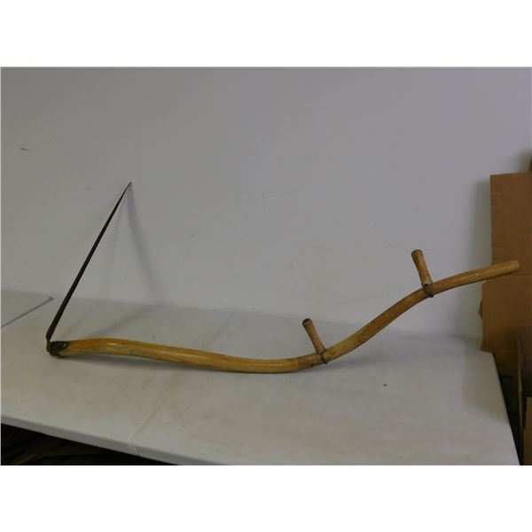 Vintage Antique Grim Reaper Scythe Farming Tool