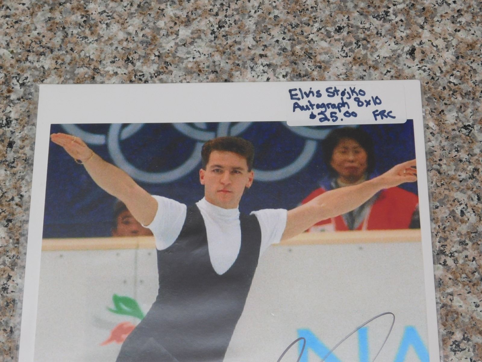 Elvis Stojko Figure Skating Autographed Signed Print 8x10