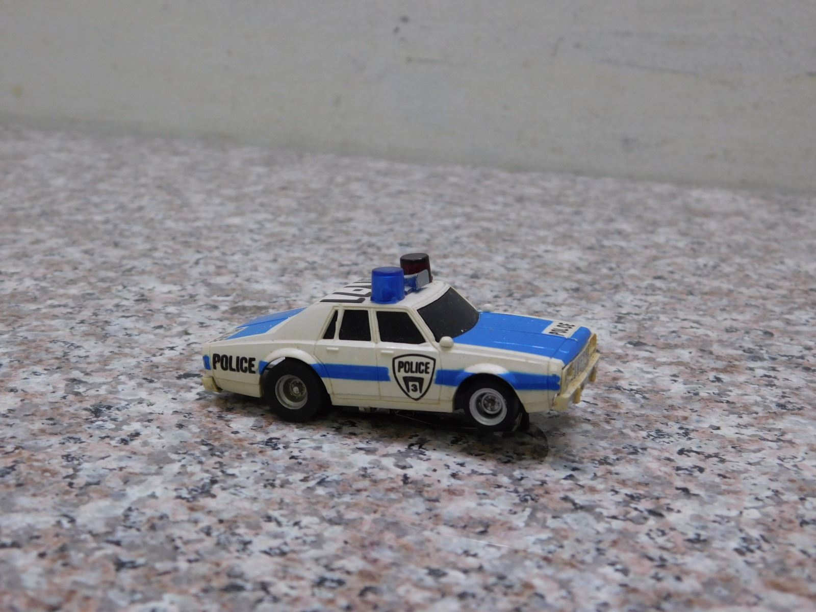Vintage Aurora AFX Slot Car Police Car