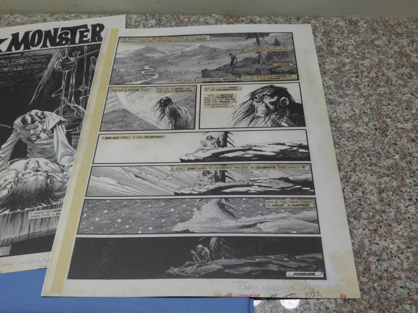 Bernie Wrightsons The Muck Monsters Artist's Edition Portfolio Comic ...