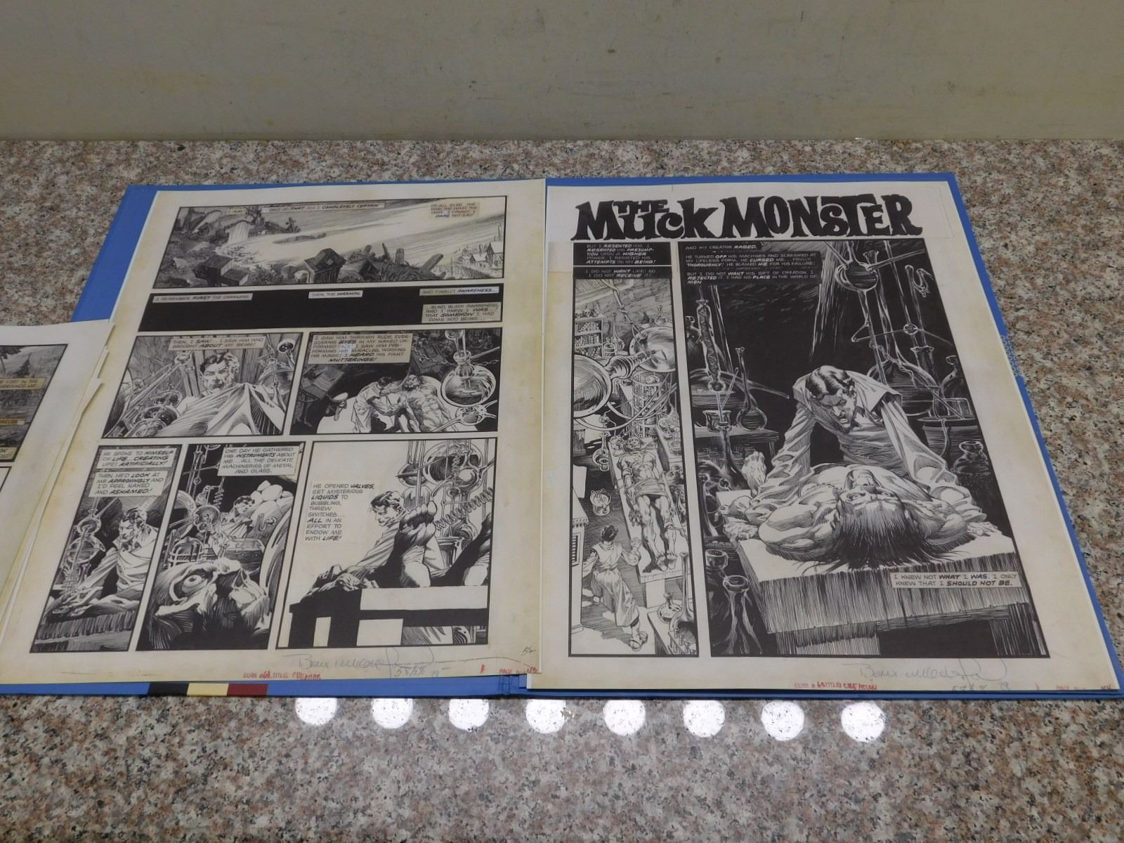 Bernie Wrightsons The Muck Monsters Artist's Edition Portfolio Comic ...