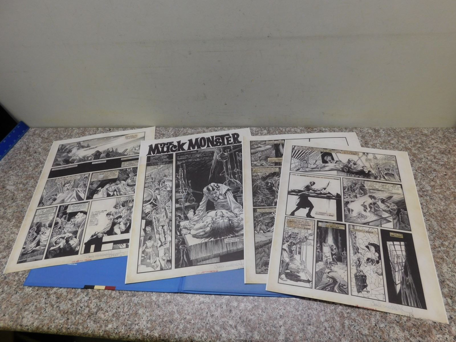 Bernie Wrightsons The Muck Monsters Artist's Edition Portfolio Comic ...