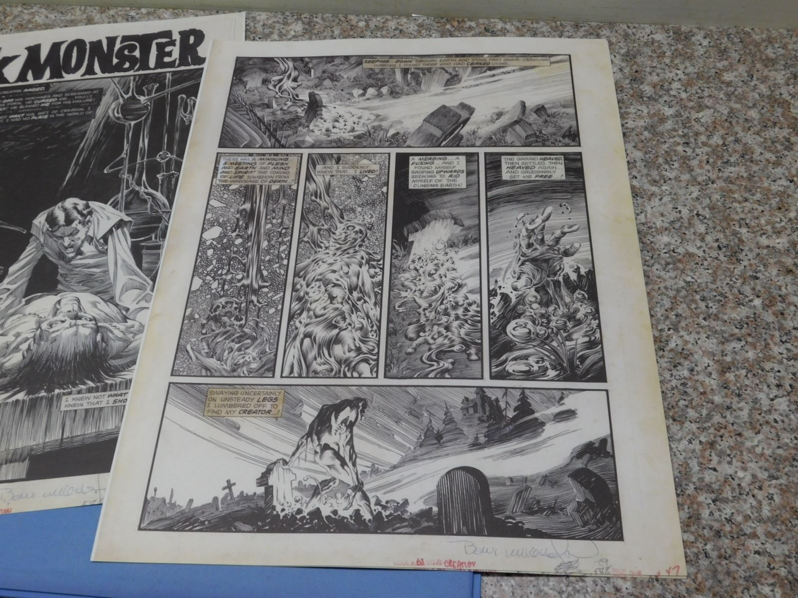 Bernie Wrightsons The Muck Monsters Artist's Edition Portfolio Comic ...