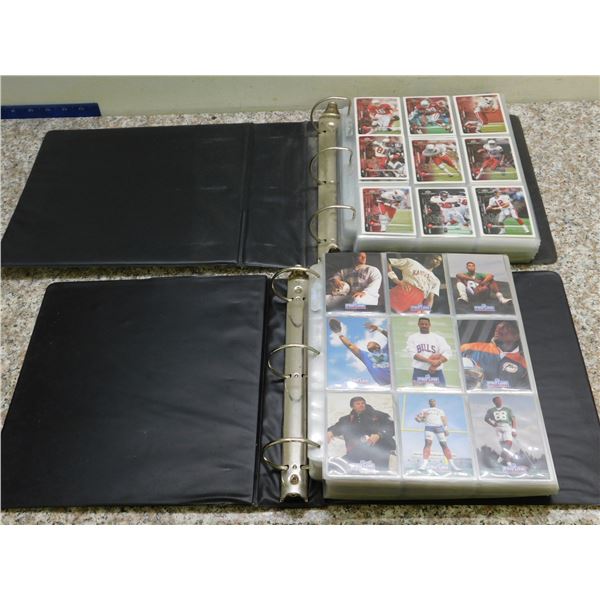 Lot of 2 Binders Full of Random Football Cards