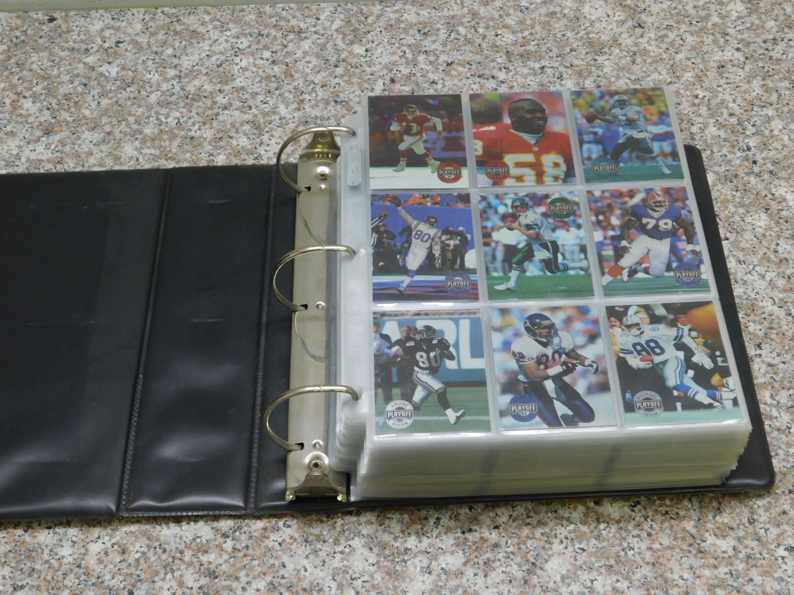 Binder Full of 500+ NFL Football Cards 1990s 2000s