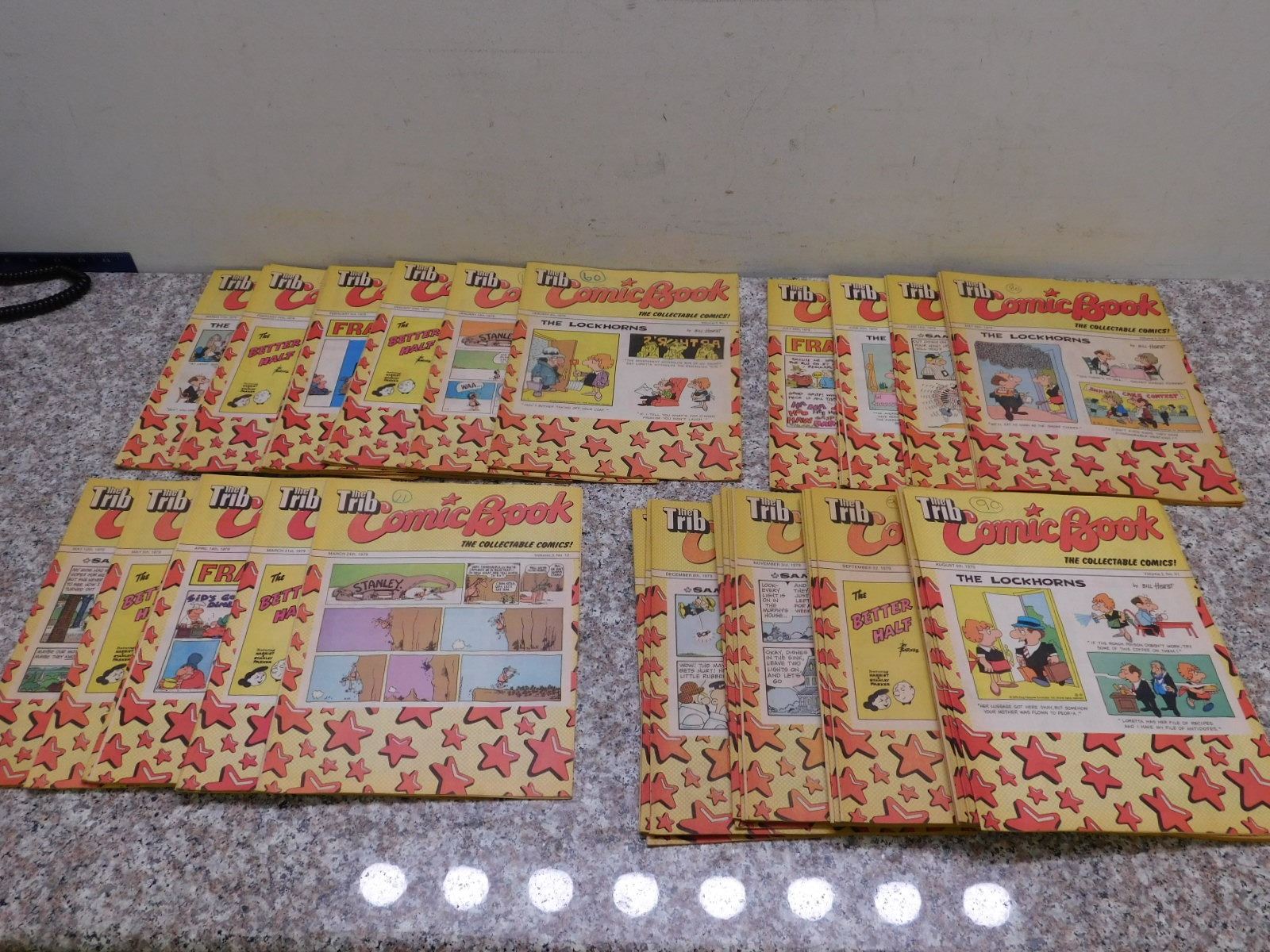 The Trib Comics Insert From The Tribune 1979 Full Set Vol 3 No 1-52