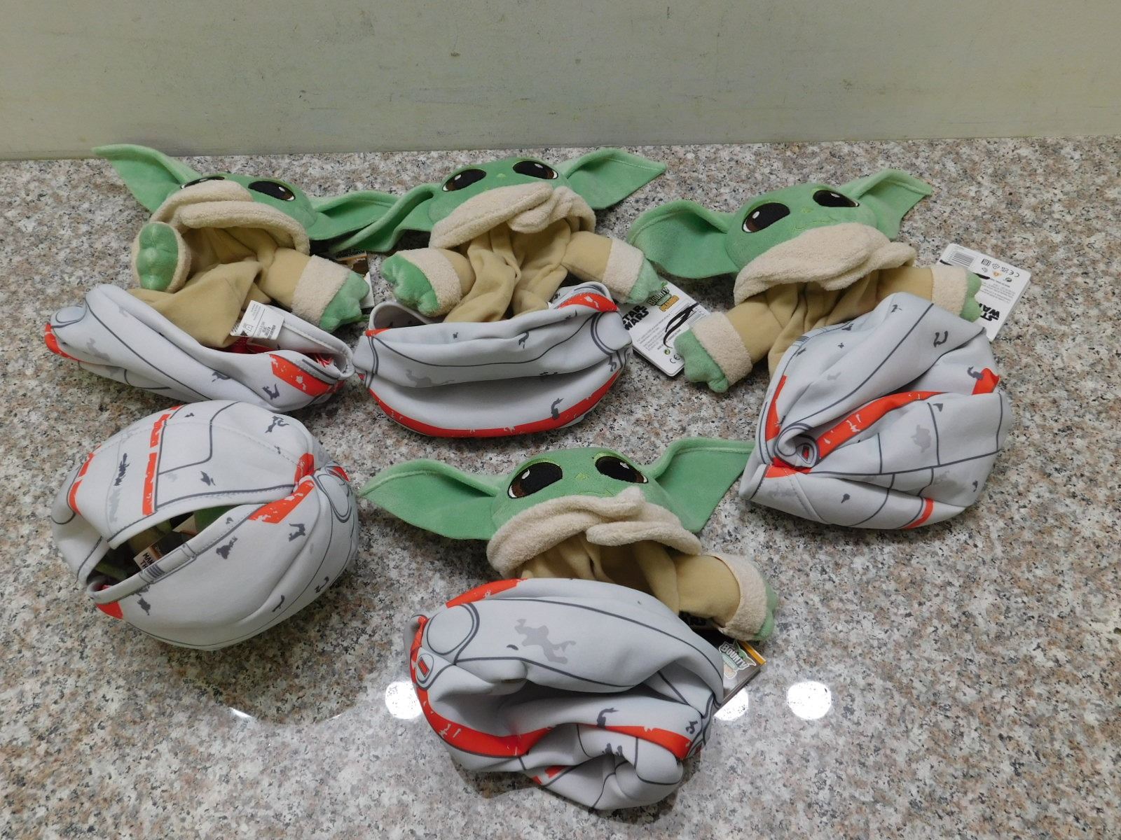 Lot of 5 Star Wars The Mandalorian "The Child" Bounty Collector Plush ...