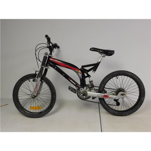 X Games Moto Bike Kids Boys Size Black 6 Speed Mountain Bicycle