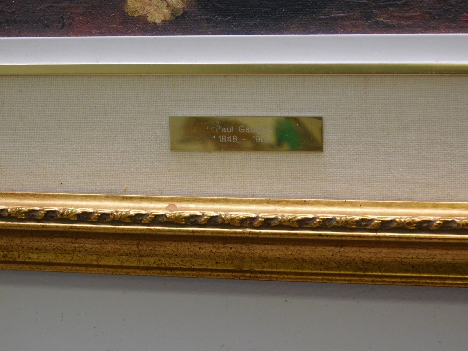 Paul Gauguin Vase of Flowers Artagraph Reproduction 1848-1903