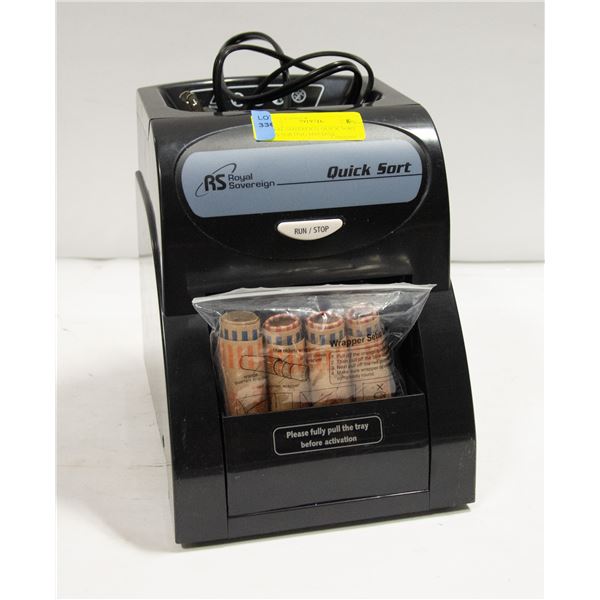 ROYAL SOVEREIGN QUICK SORT COIN SORTING MACHINE ROYAL SOVEREIGN QUICK SORT COIN SORTING MACHINE