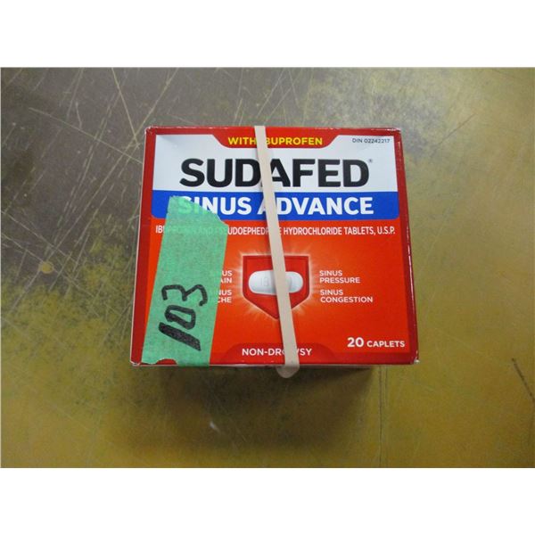 SUDAFED SINUS (20 TABLETS) - PER BOX
