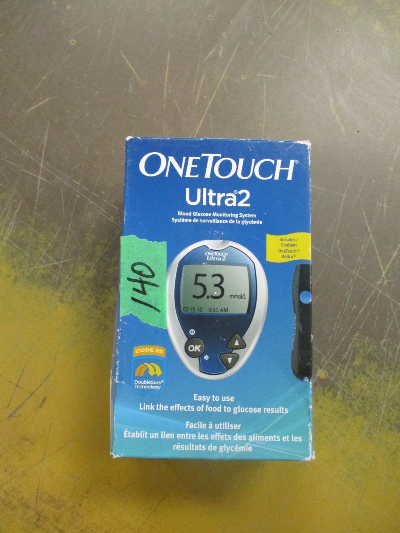 ONE TOUCH ULTRA 2 BLOOD GLUCOSE MONITORING UNIT