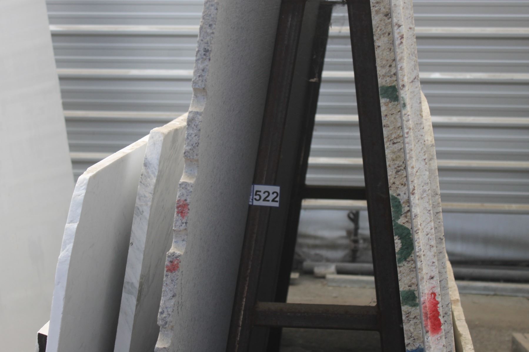 Metal slab stand