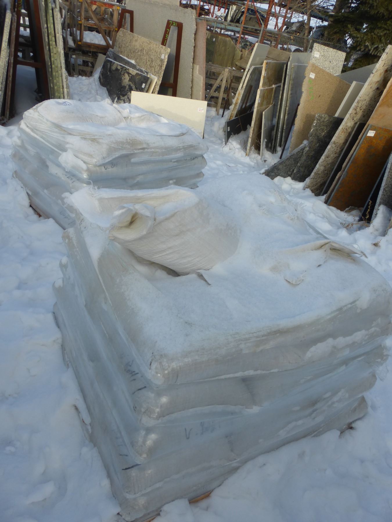 2- Pallets of terrazzo (Botti, #1 & #2 chips)