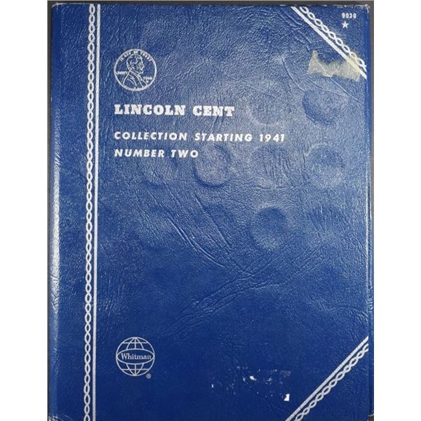 1941-1975 LINCOLN CENT COLLECTION IN BOOK