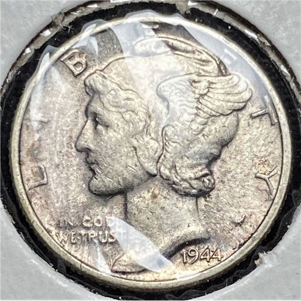 1944-D Mercury Silver Dime MS65