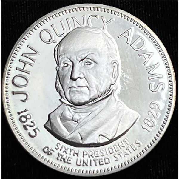 Vintage 1825 Presidential John Quincy Adams Sterling Silver 0.98 ozt ASW