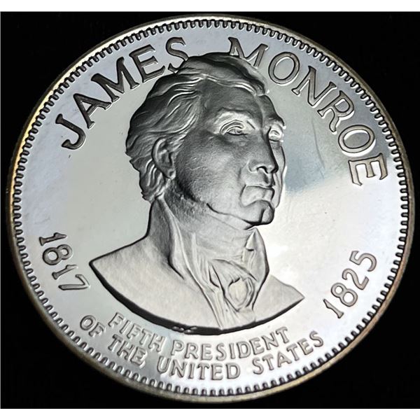 Vintage 1817 Presidential James Monroe Sterling Silver 0.98 ozt ASW