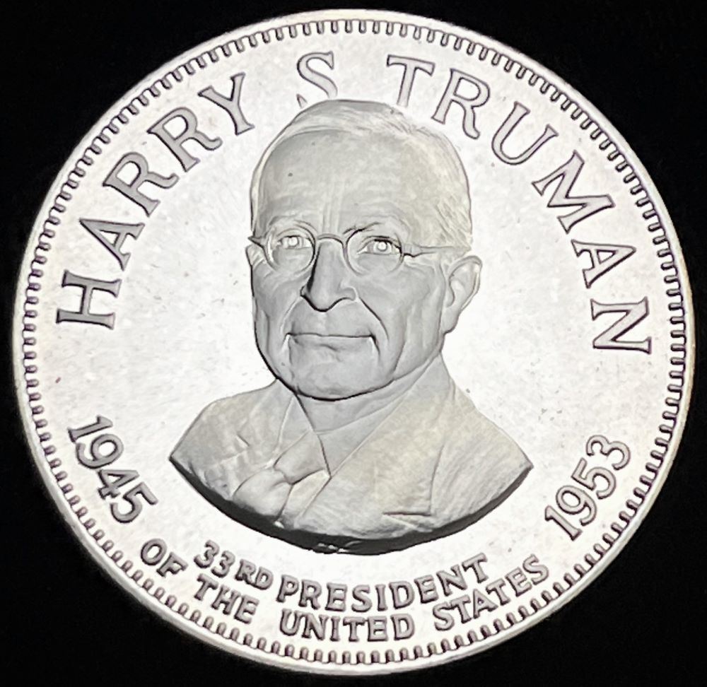 Vintage 1945 Presidential Harry S. Truman Sterling Silver 0.98 ozt ASW