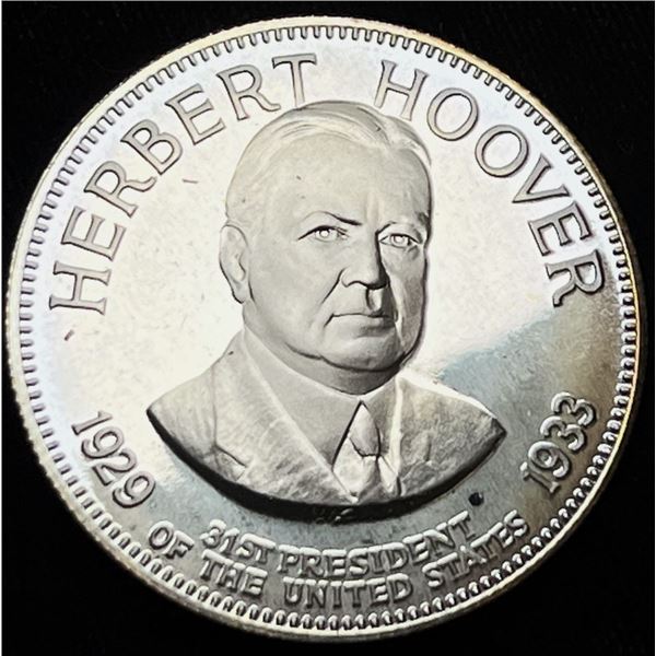 Vintage 1929 Presidential Herbert Hoover Sterling Silver 0.98 ozt ASW