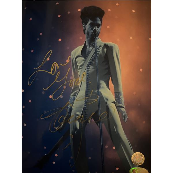 Prince signed photo. GFA authenticated Prince signed photo. GFA authenticated