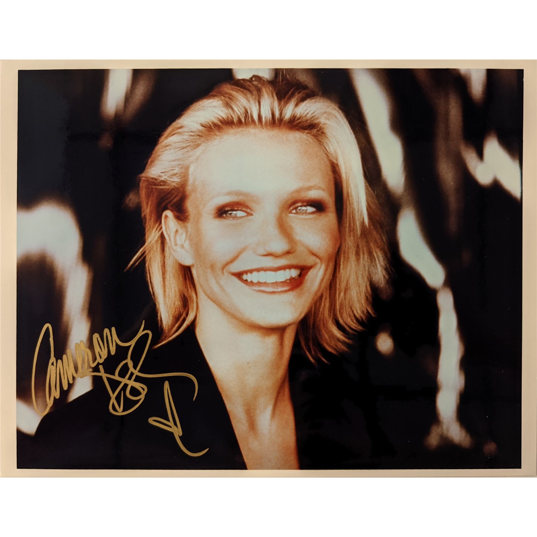 Cameron Diaz signed photo